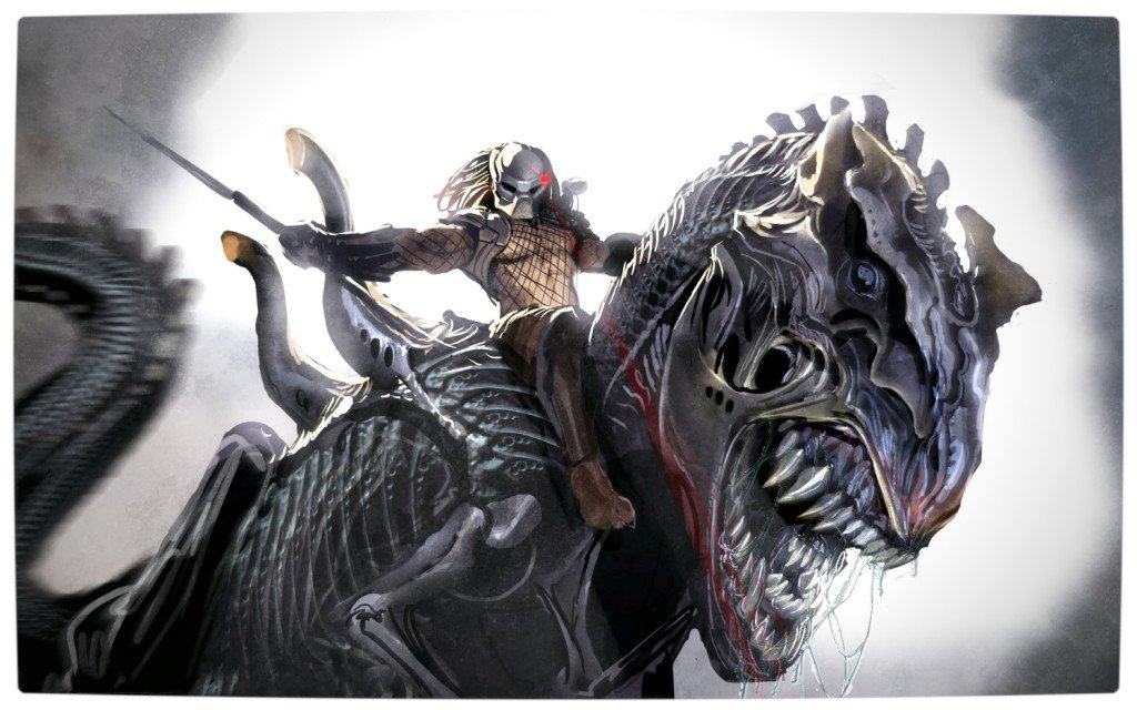 Aliens VS Dinosaurs: Xenomorph Rex - Vamers