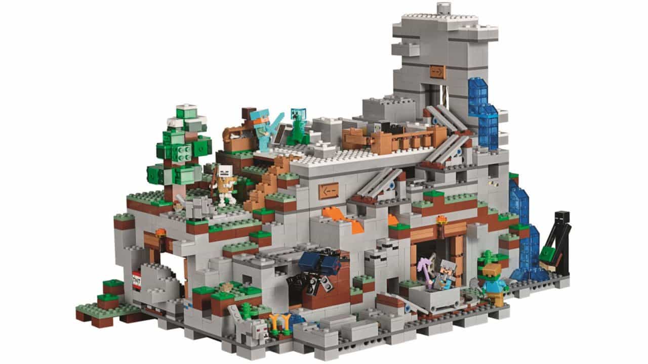 LEGO Announces Absolutely Massive Minecraft Mountain Cave Set