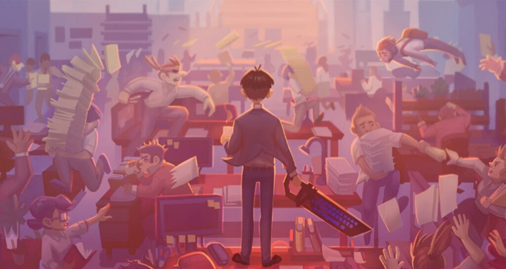 The Company Man Review - Employed Mischief - Vamers